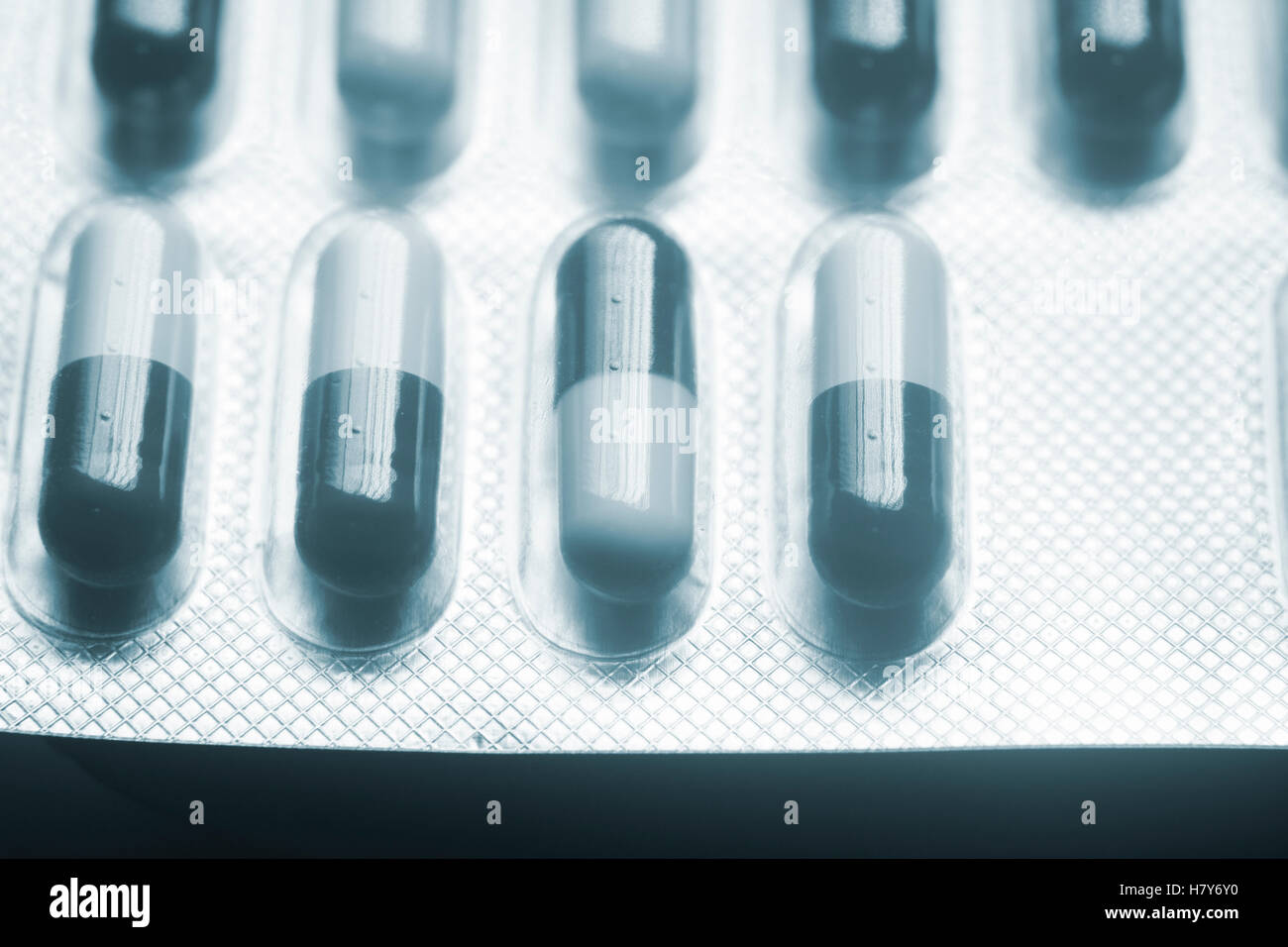 Blister medication pack medical drug pillls Stock Photo - Alamy