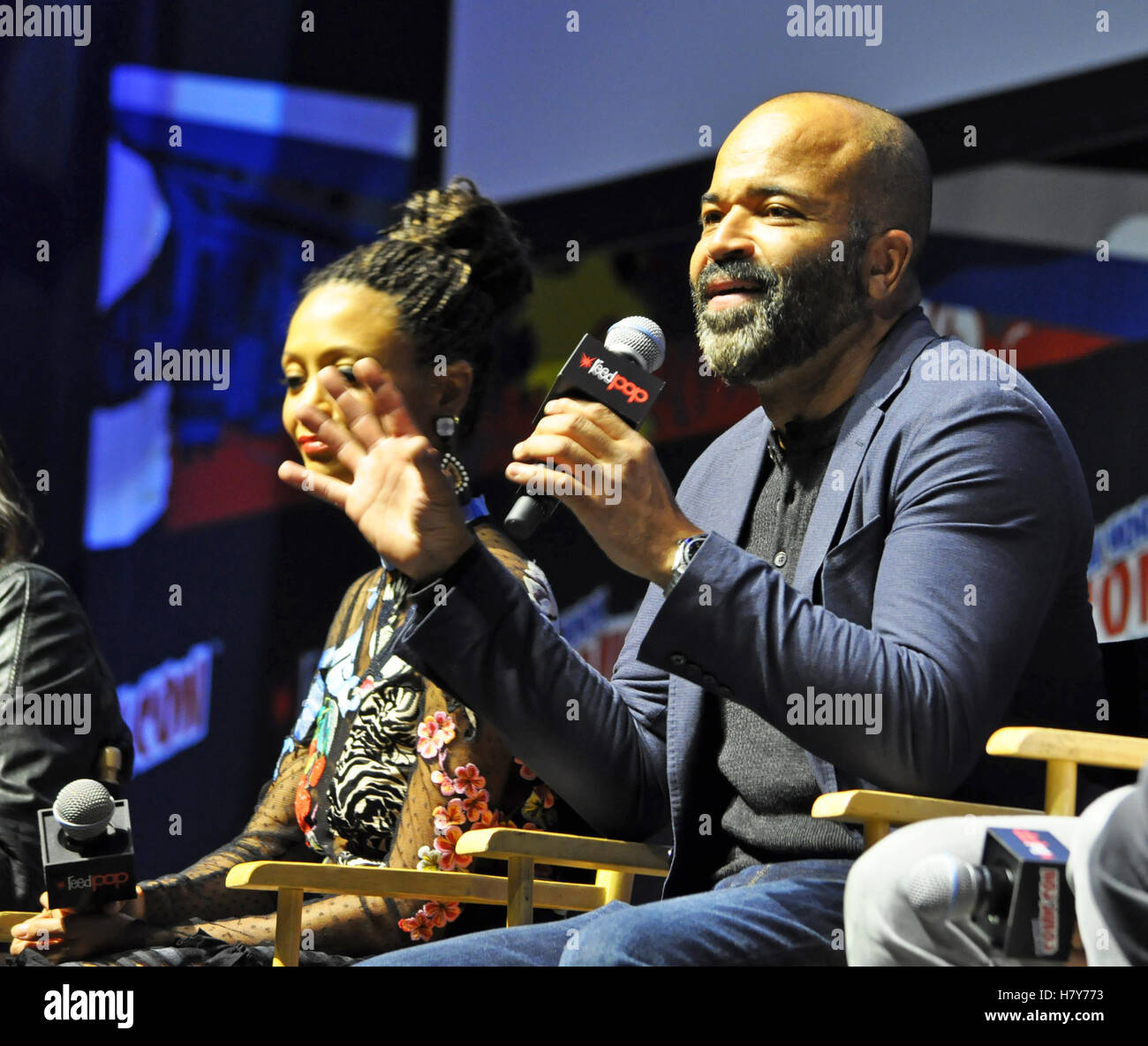 New York, NY. October 9 2016. Thandie Newton and Jeffrey Wright at the ...