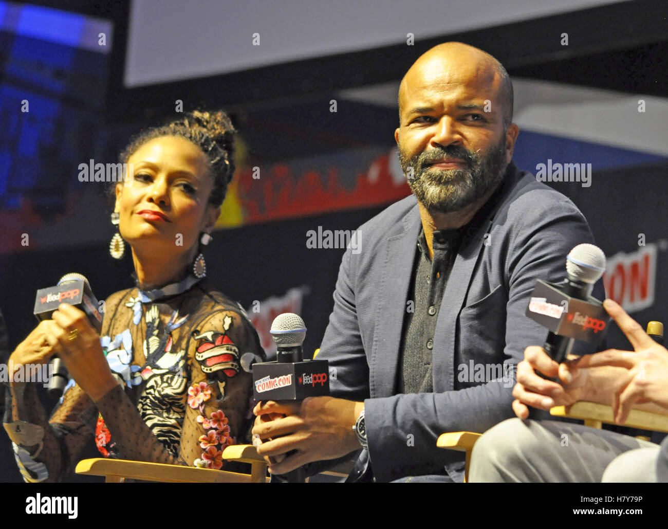 New York, NY. October 9 2016. Thandie Newton and Jeffrey Wright at the ...