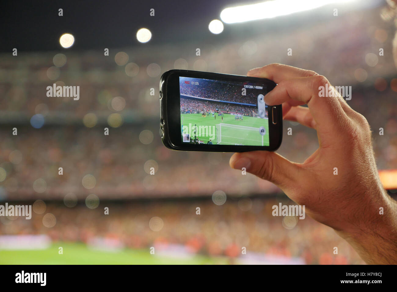 Soccer video recording hi-res stock photography and images - Alamy