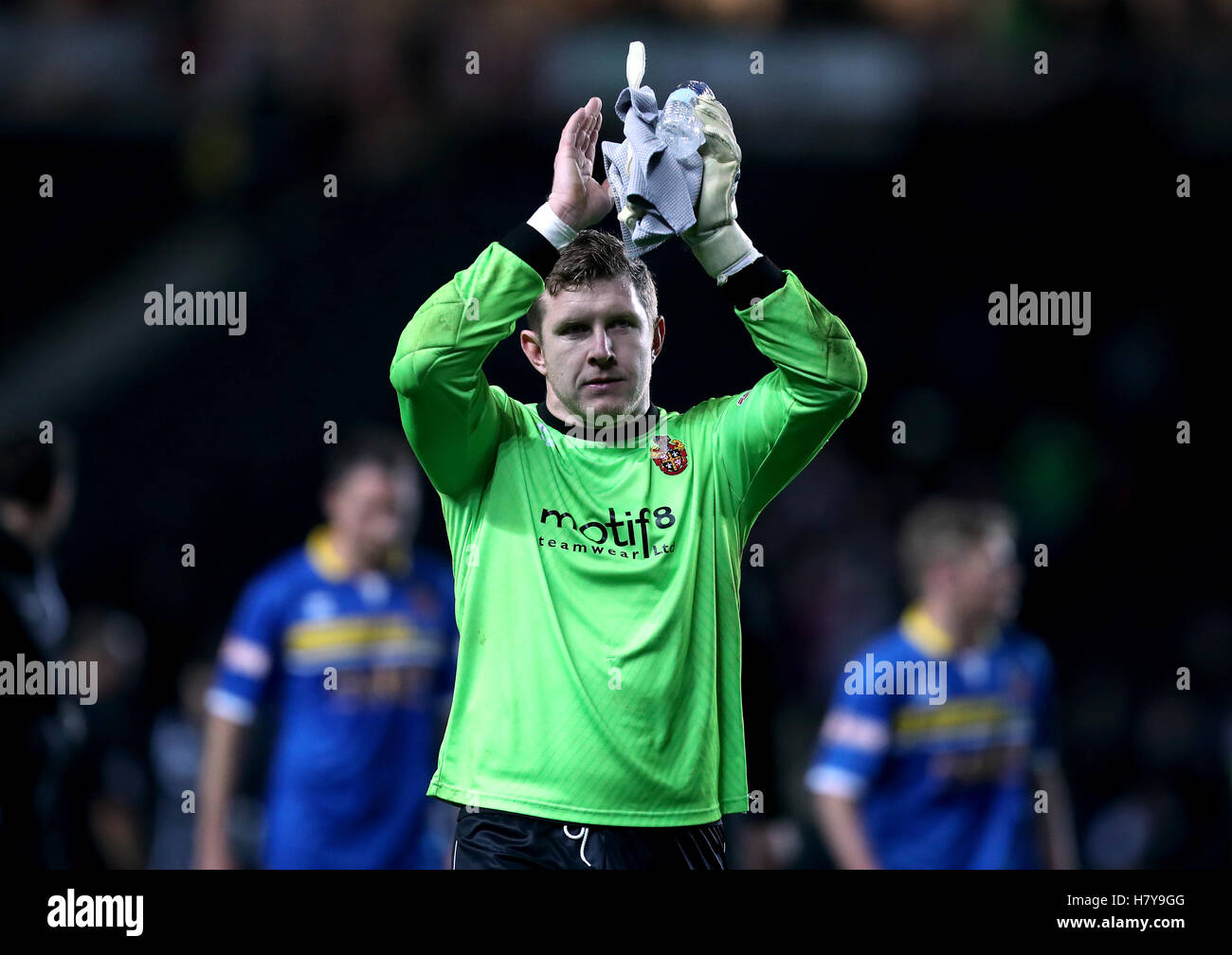 Daniel Lowson, Spennymoor Town goalkeeper Stock Photo - Alamy