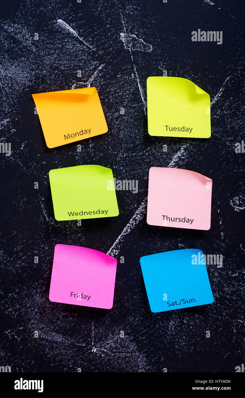 sheet for note, color paper for note Stock Photo - Alamy