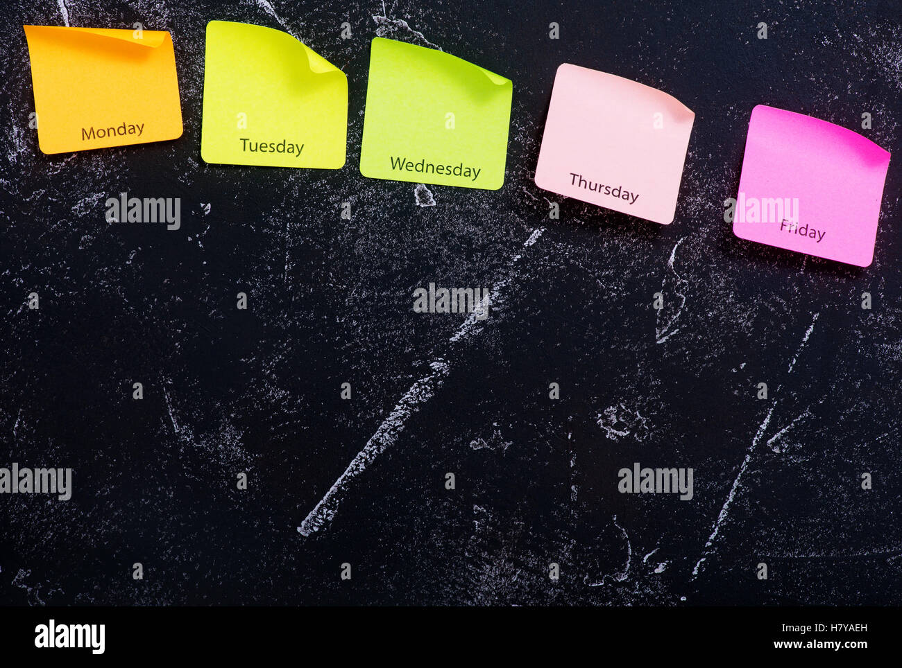 sheet for note, color paper for note Stock Photo - Alamy