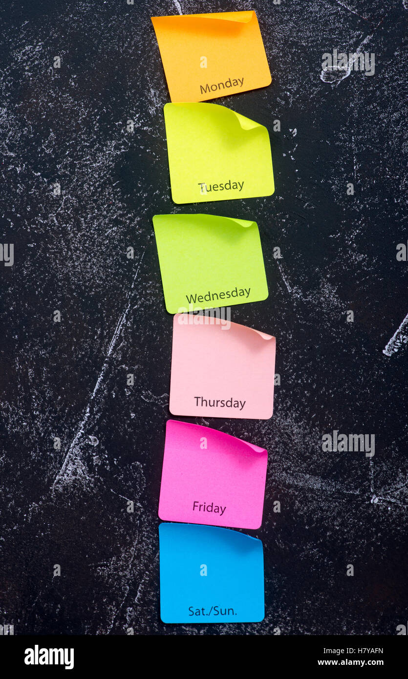 sheet for note, color paper for note Stock Photo - Alamy