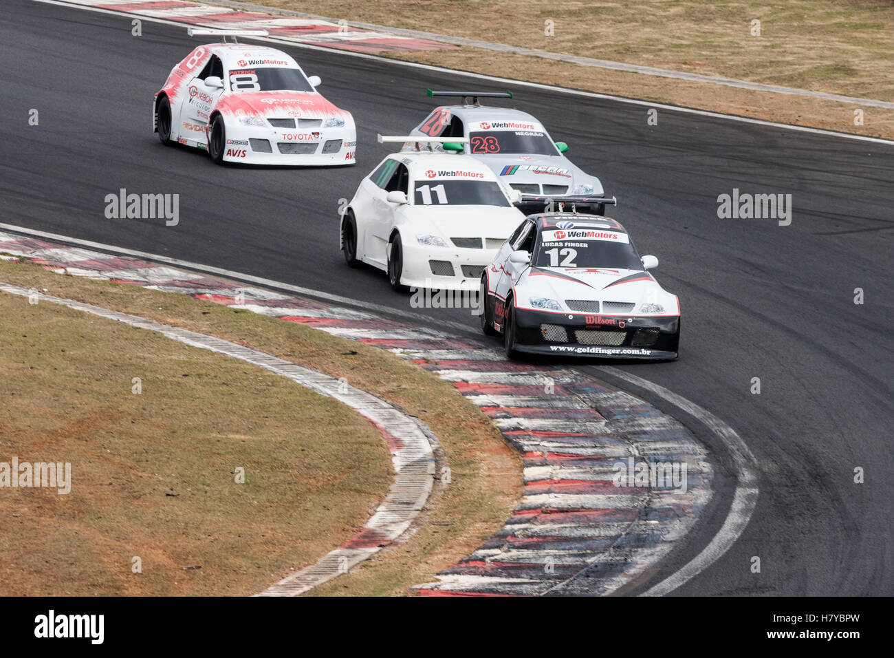 Racing Stock Car Junior Interlagos Brazil Stock Photo - Alamy