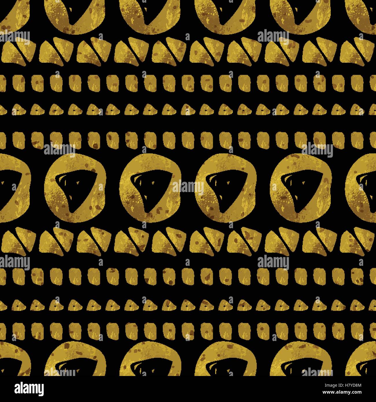 Geometric black and gold seamless pattern Stock Vector Image & Art - Alamy