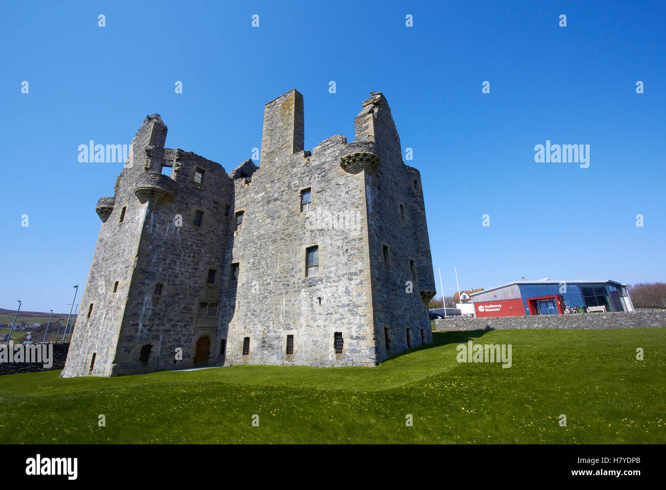 Scalloway Castle and Museum Stock Photo - Alamy