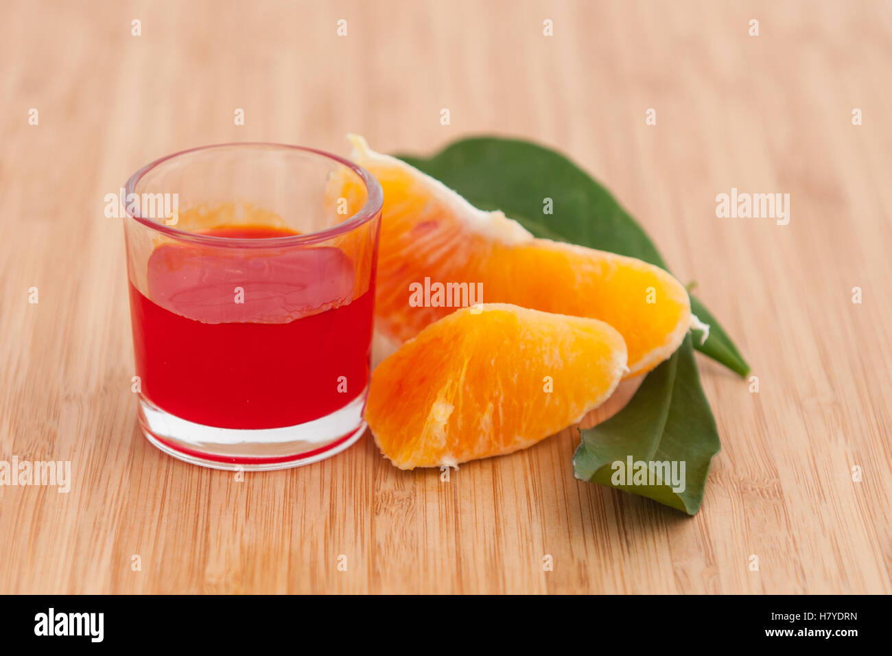 Flavoured liquid for pastry with ingredient Stock Photo - Alamy