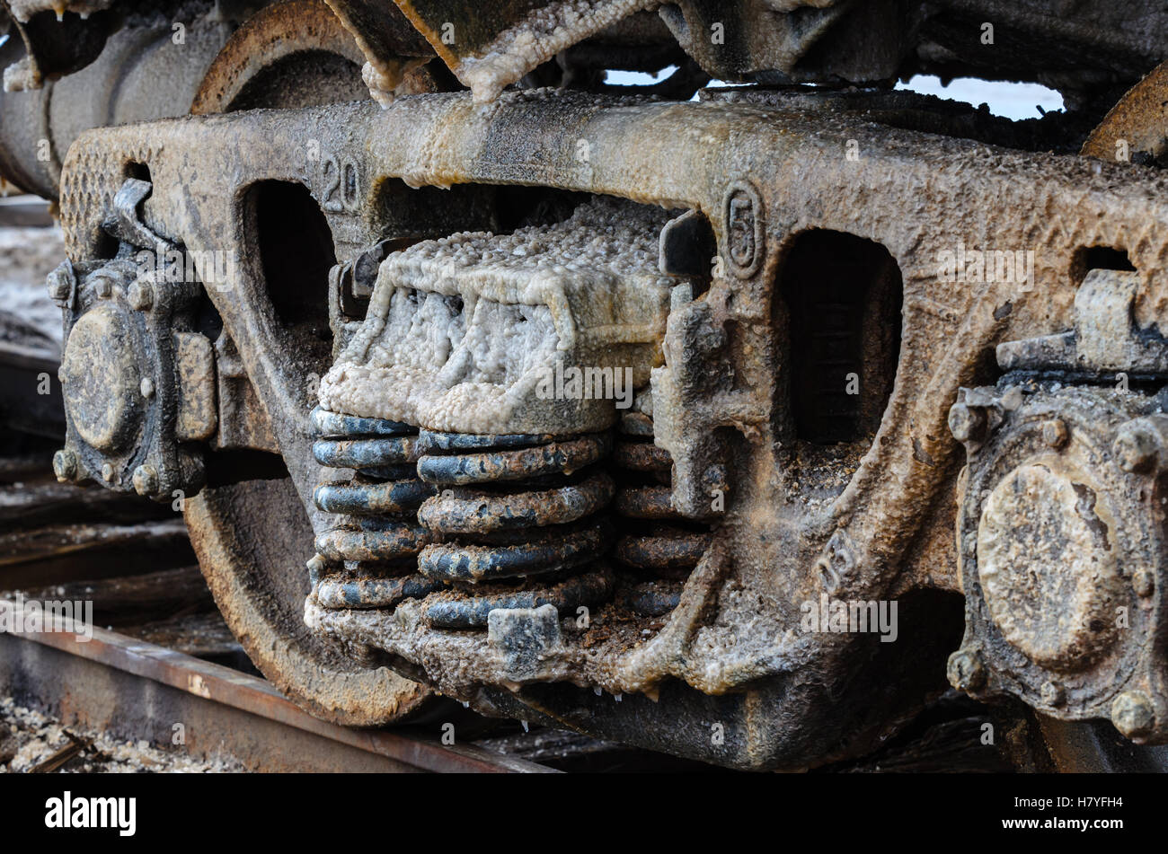 Rusty train carriage detail hi-res stock photography and images - Alamy