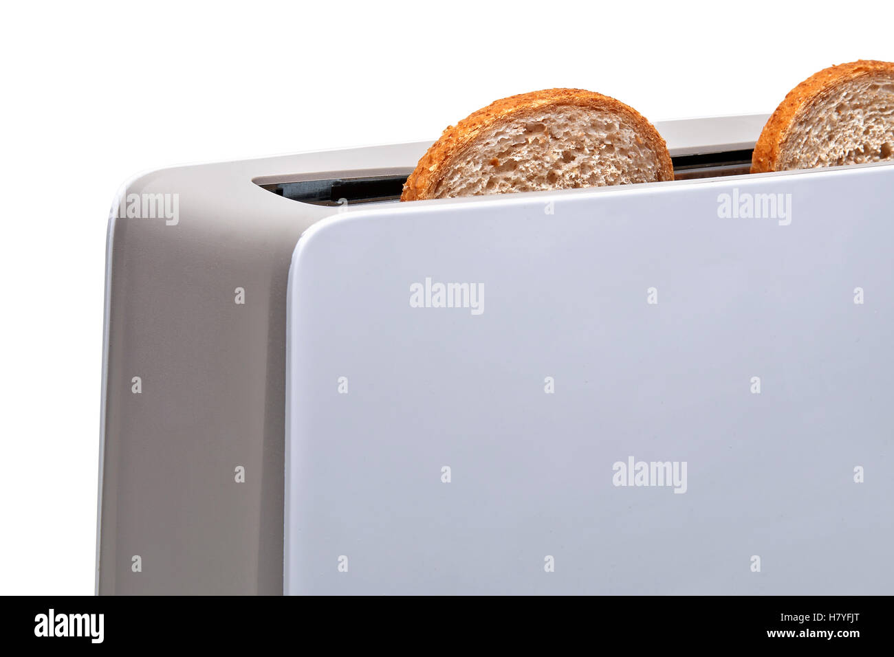 A classic toaster isolated with clipping path on a white background ...