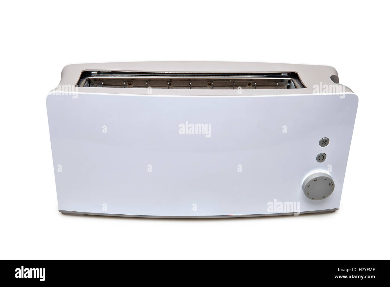 A classic toaster isolated with clipping path on a white background ...