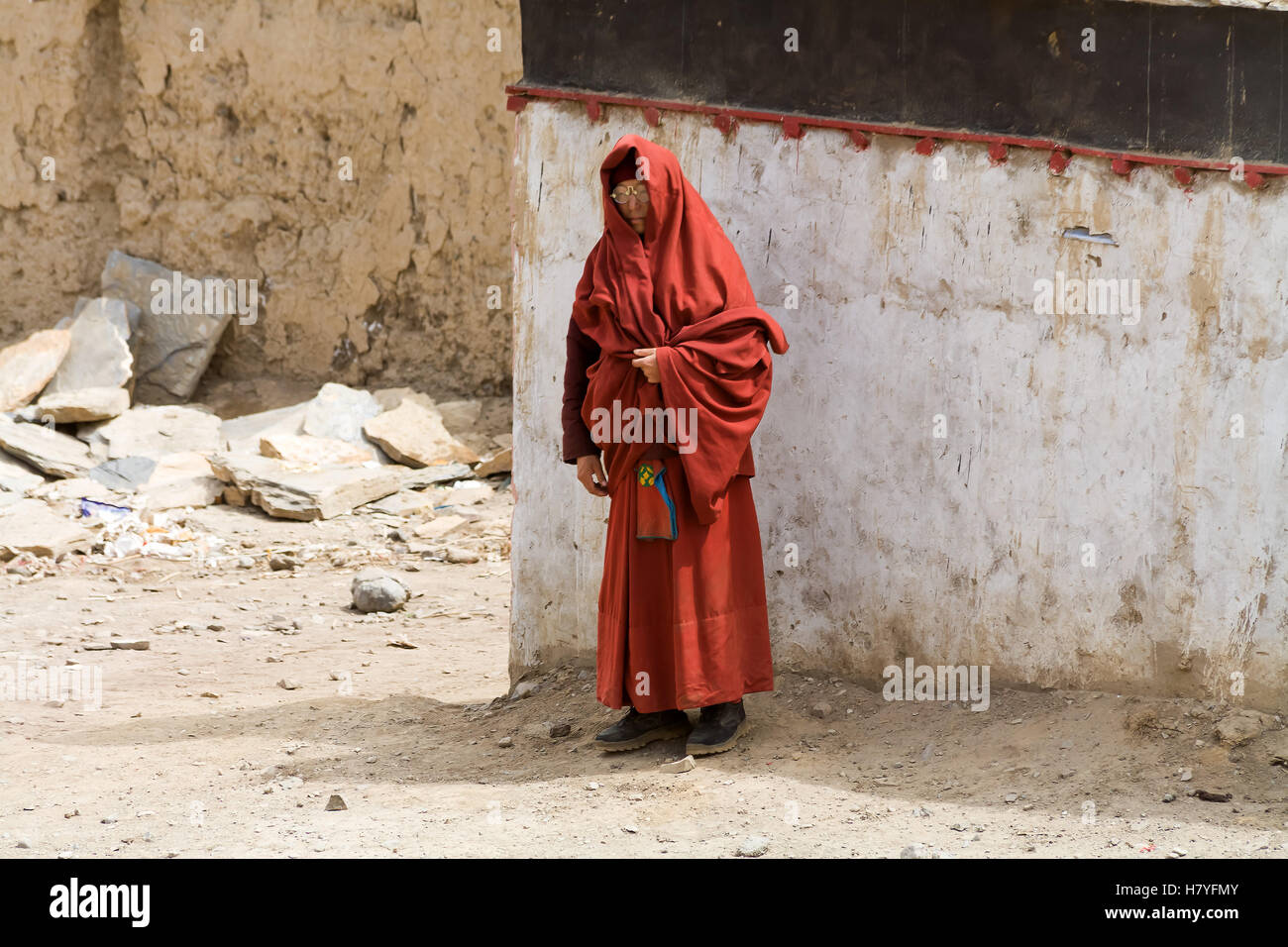 Festival in Darchen village, Tibet, China Stock Photo - Alamy