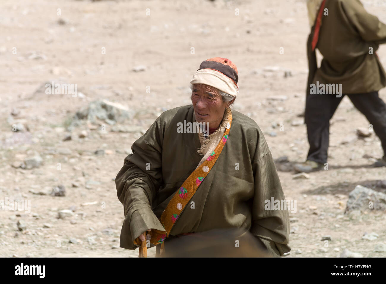Festival in Darchen village, Tibet, China Stock Photo - Alamy