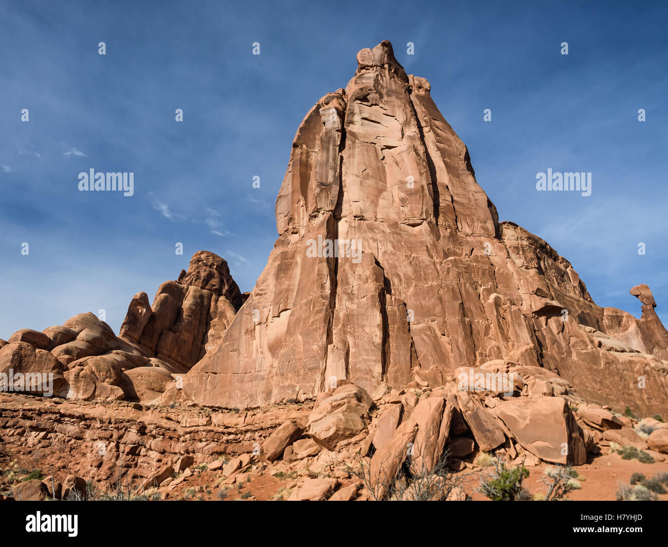 Cathedral Rock in Capitol Reef national monument, Utah USA Stock Photo ...
