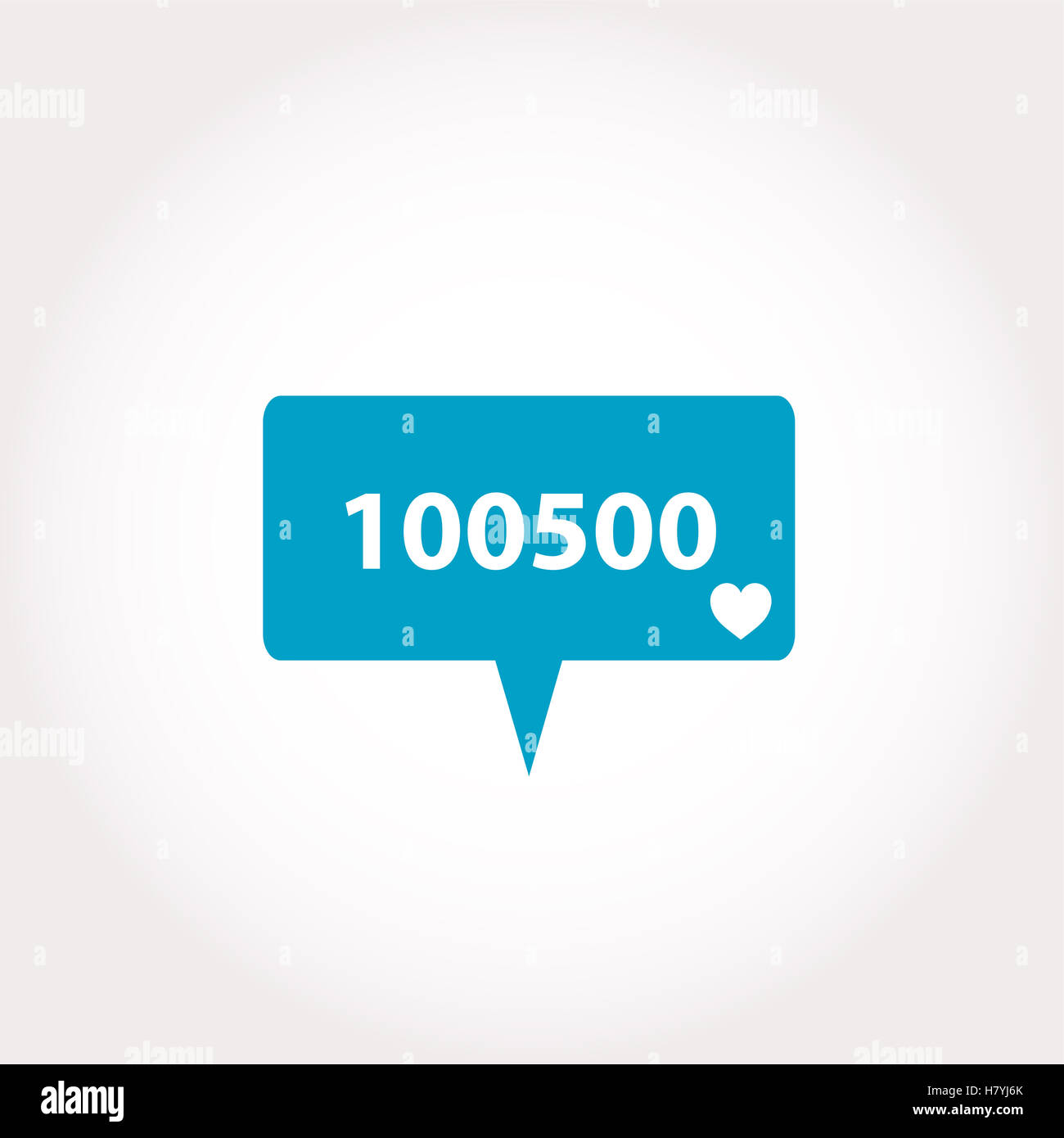 Like Counter Notification Icon, modern like, comment icons Stock Photo ...