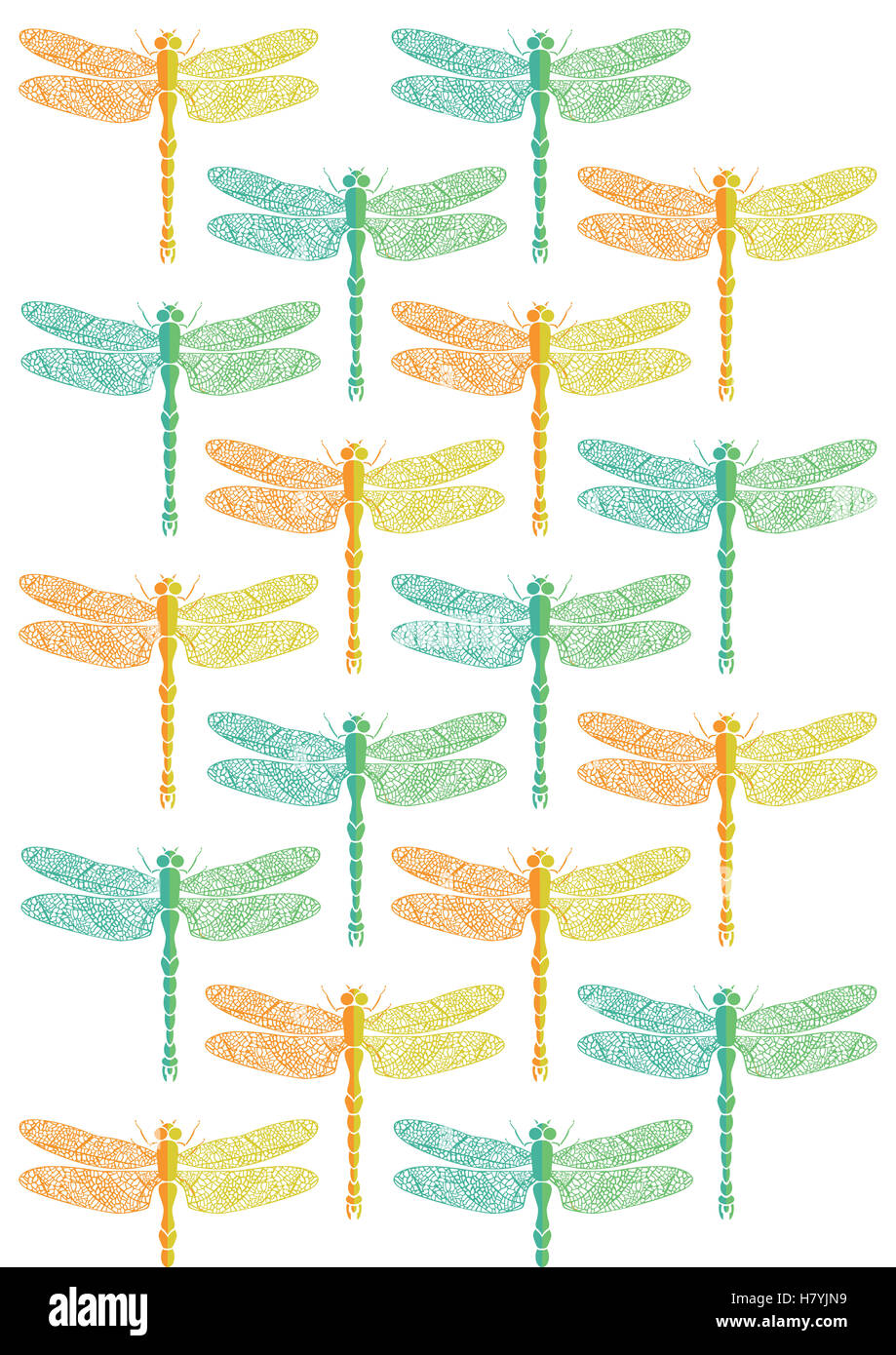dragonfly pattern Stock Photo - Alamy