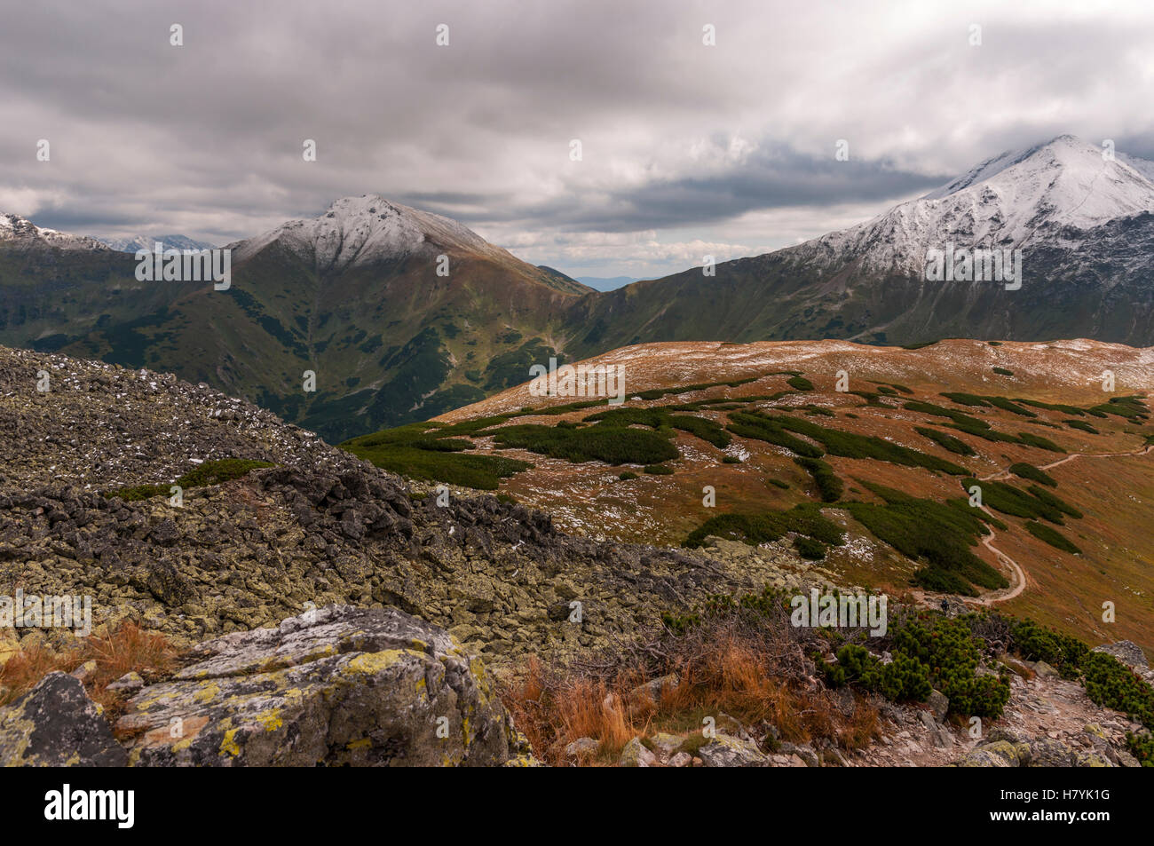 Beautiful autumnal view in the Western Tatras Stock Photo - Alamy