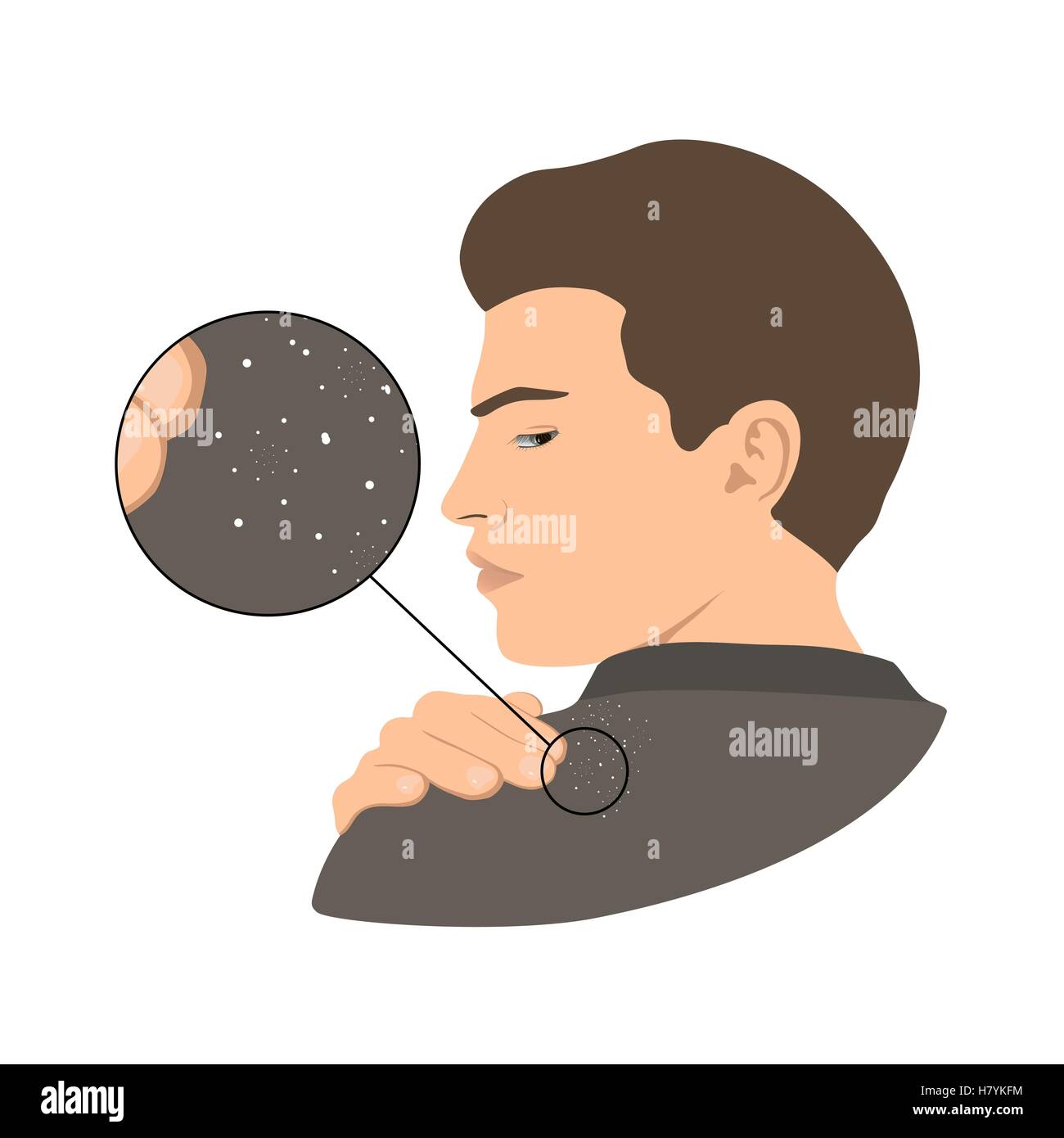 Care discomfort Stock Vector Images - Alamy