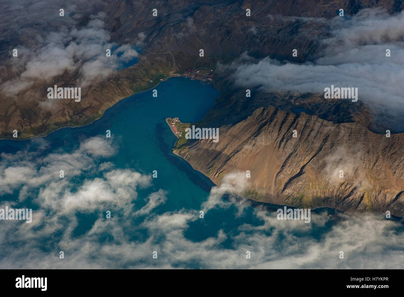 Grytviken and King Edward Point, South Georgia Island Stock Photo - Alamy