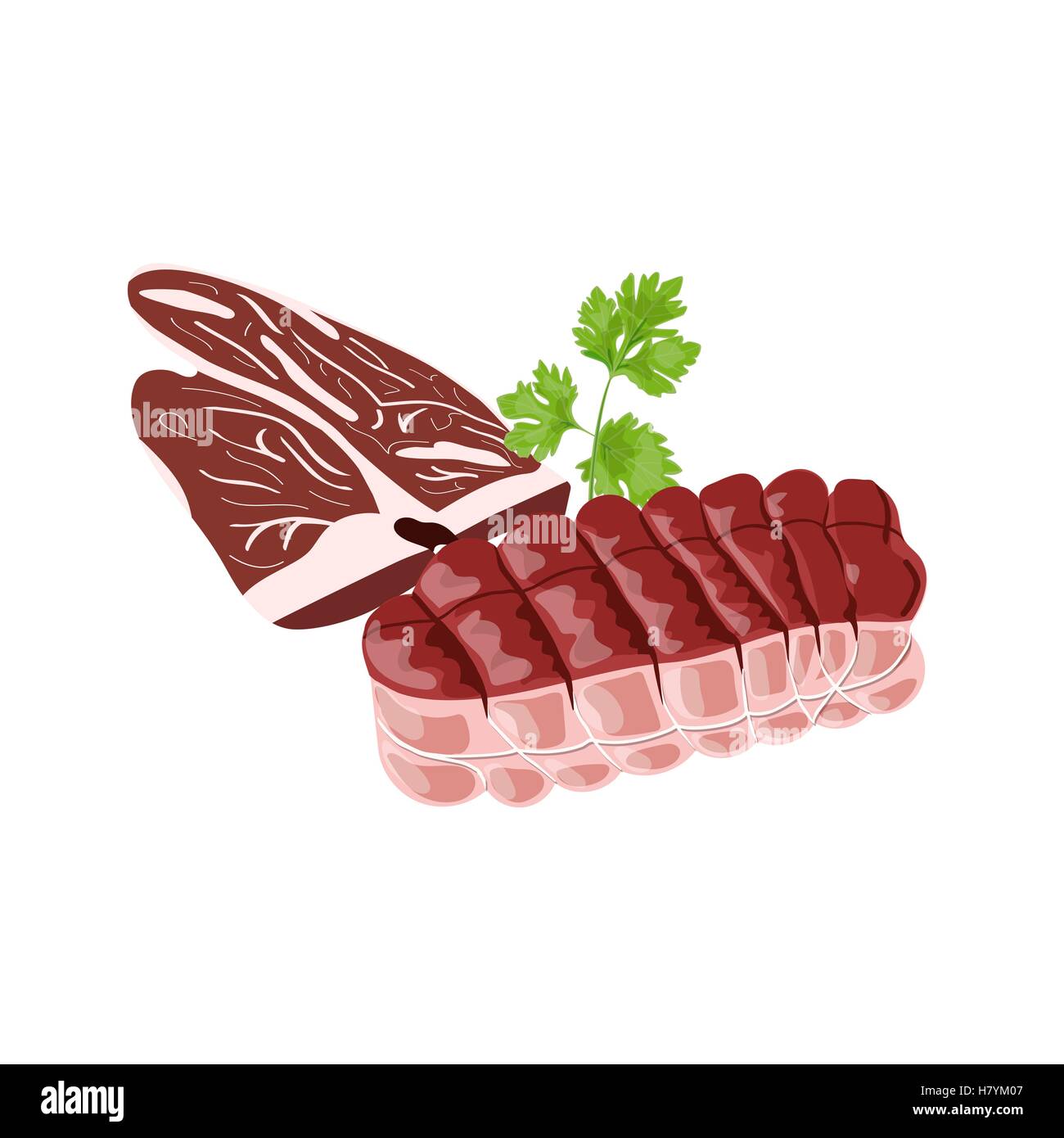 Clipart Sliced Meat