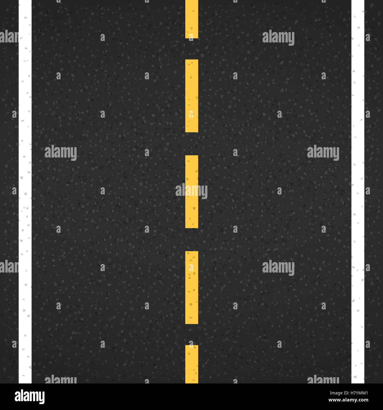 Yellow dashed road markings hi-res stock photography and images - Alamy