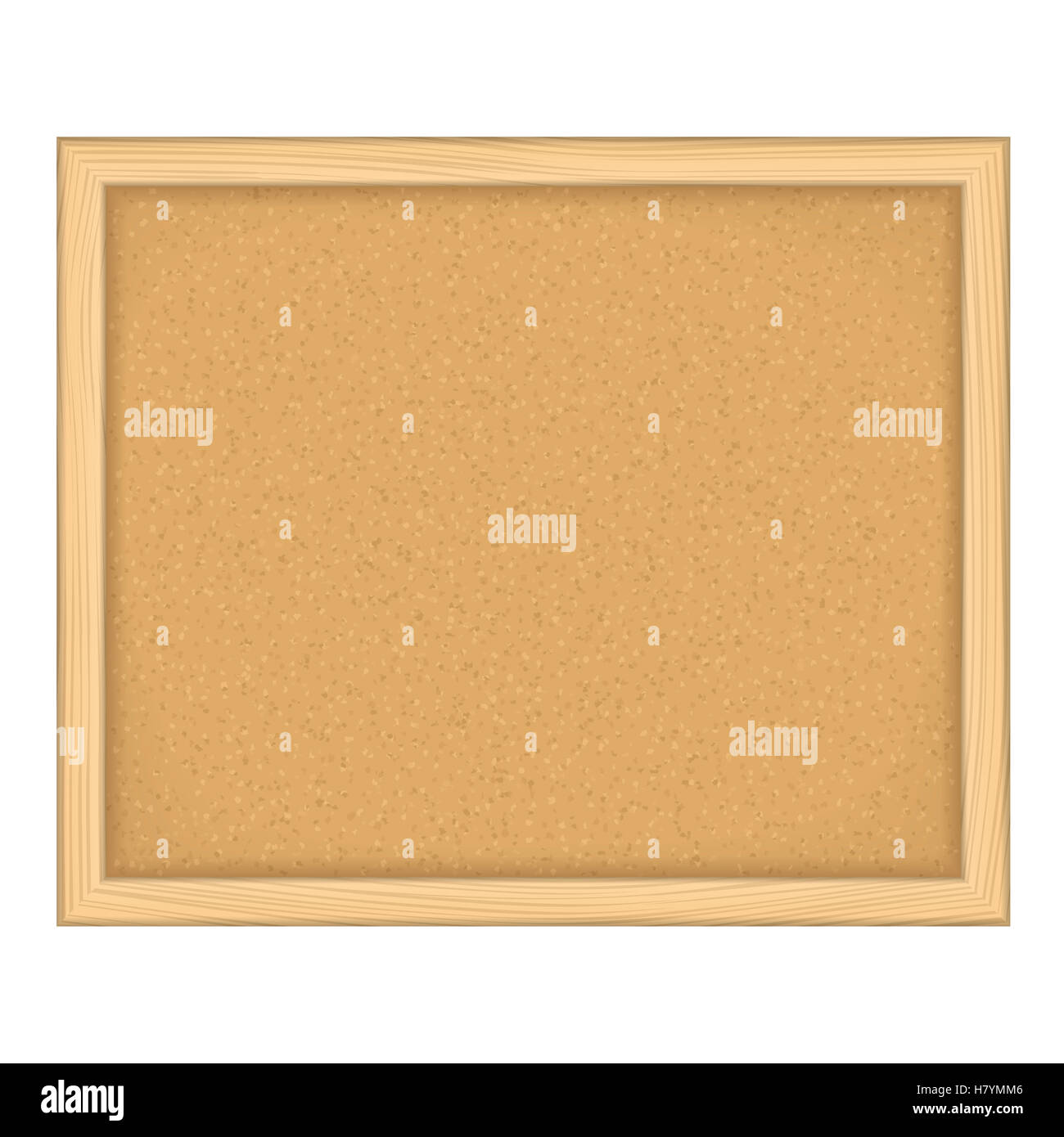 Empty bulletin board on white background Stock Photo - Alamy