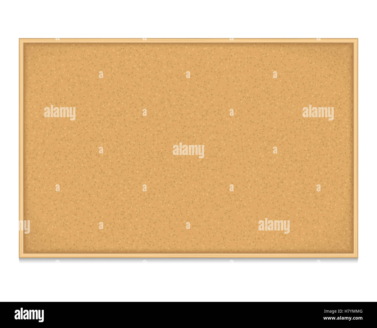 Empty bulletin board on white background Stock Photo - Alamy