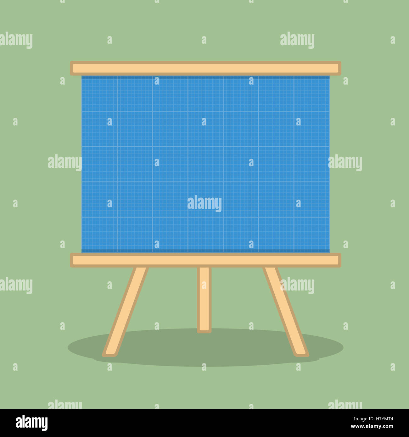 Blueprint, flat design Stock Photo - Alamy