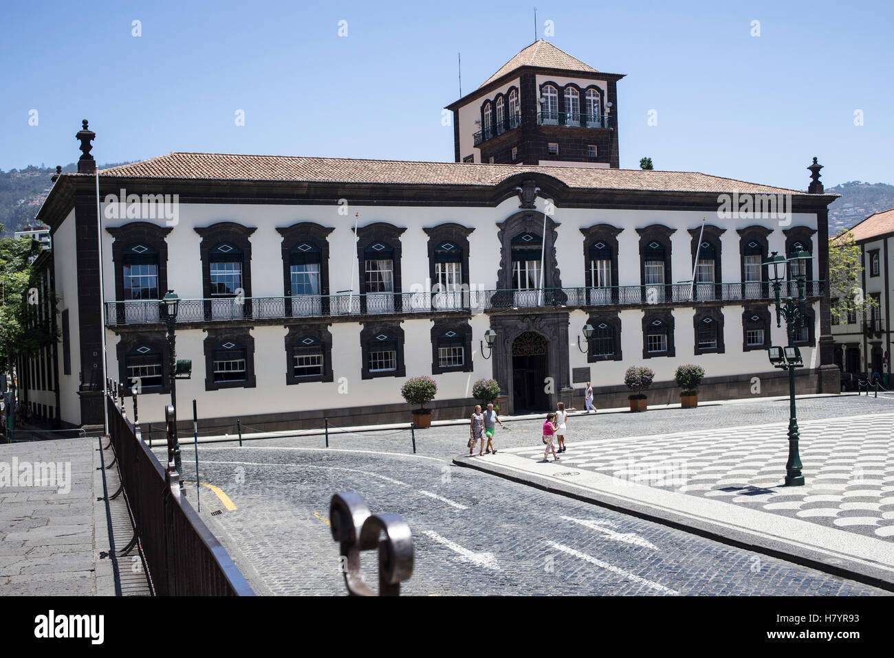 Funchal Town Hall, Madeira Stock Photo - Alamy