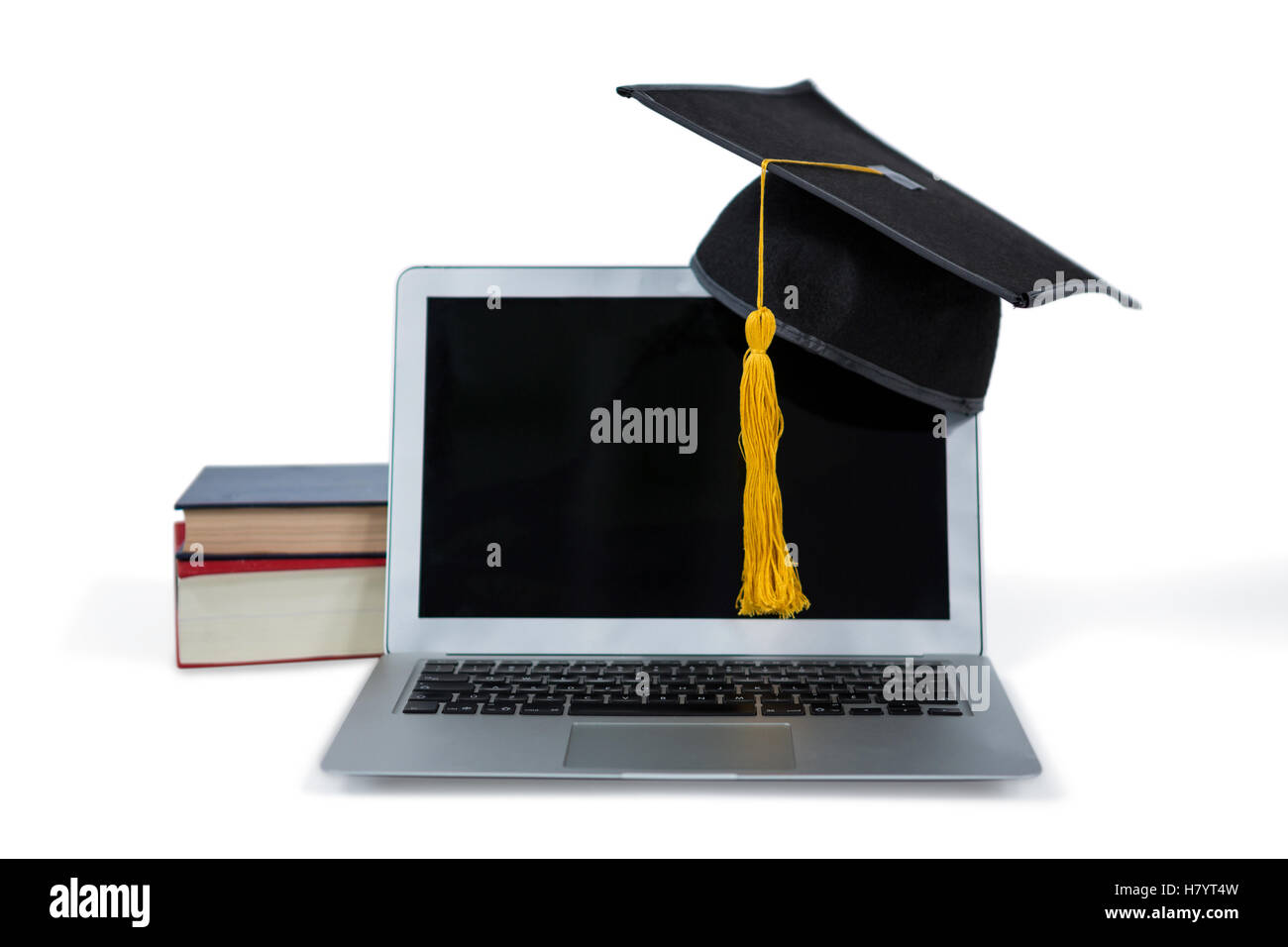 Laptop books study hi-res stock photography and images - Alamy