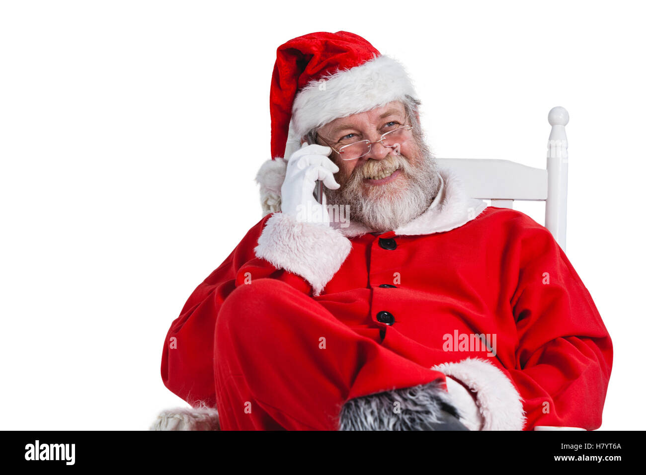 Santa talking hi-res stock photography and images - Alamy