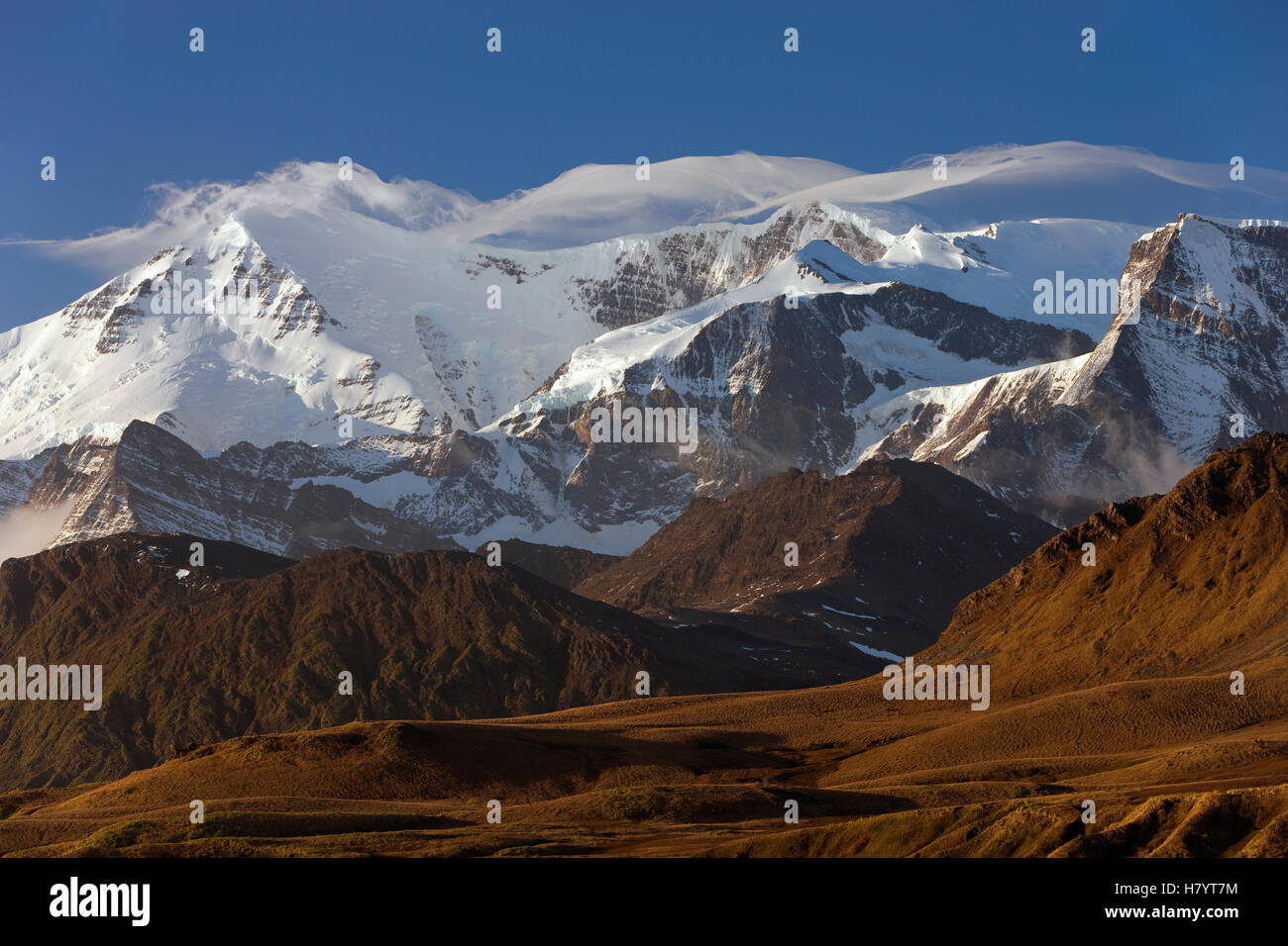 Allardyce Range, Cumberland East Bay, South Georgia Island Stock Photo ...
