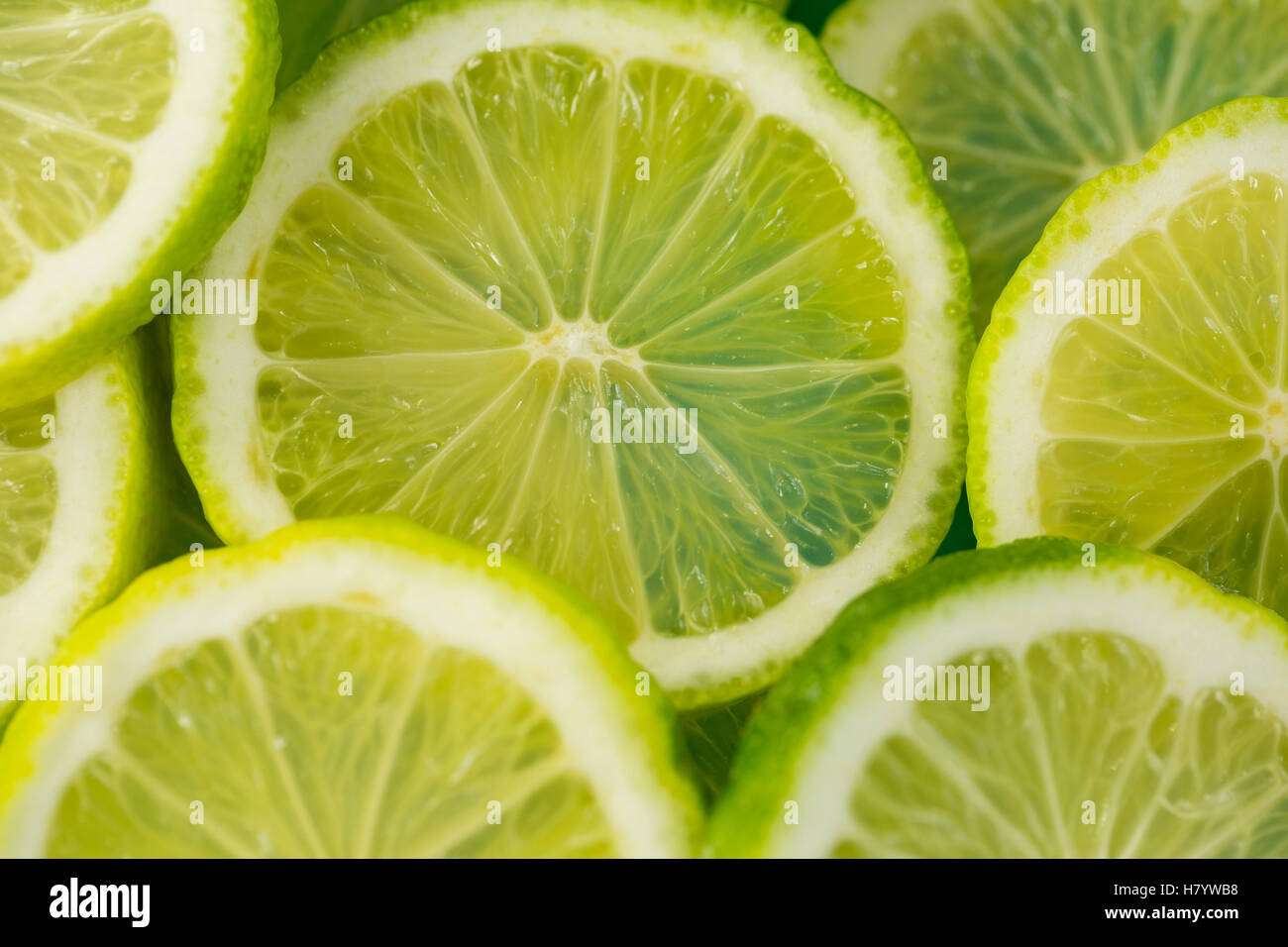 Close-up of sliced lemons Stock Photo - Alamy