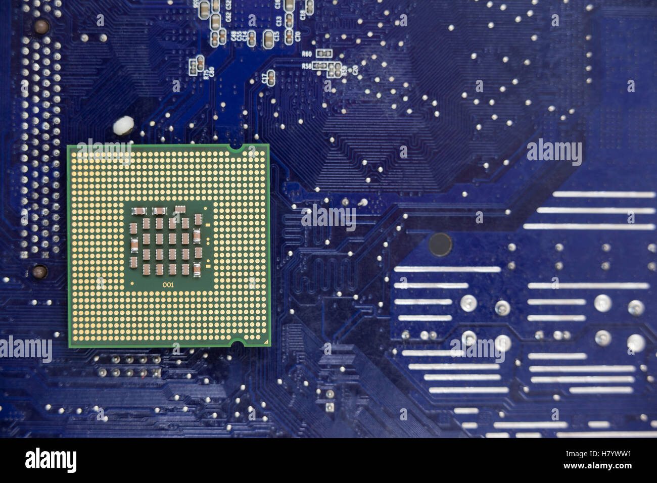 Close-up of a motherboard Stock Photo - Alamy