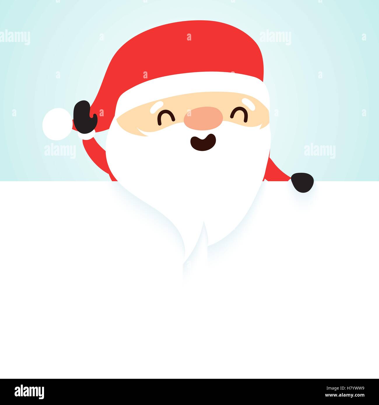 Christmas banner with Santa Claus. Christmas Card with Santa Claus ...