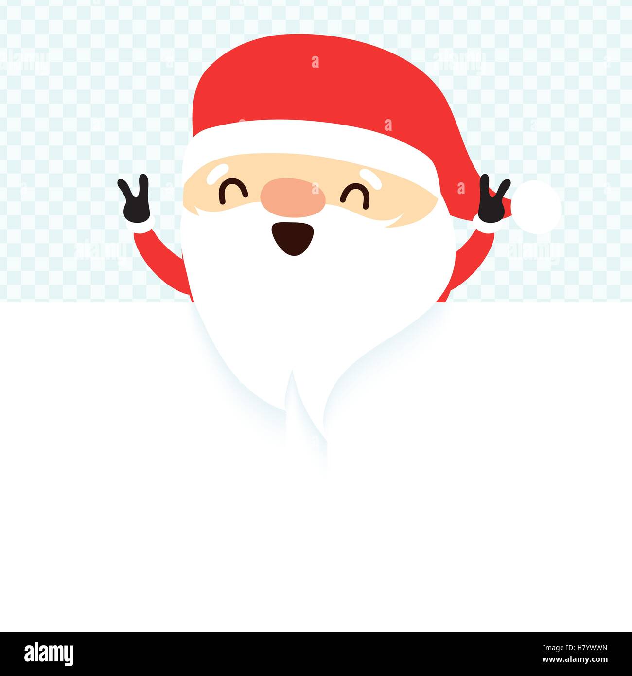 Christmas banner with Santa Claus. Christmas Card with Santa Claus ...