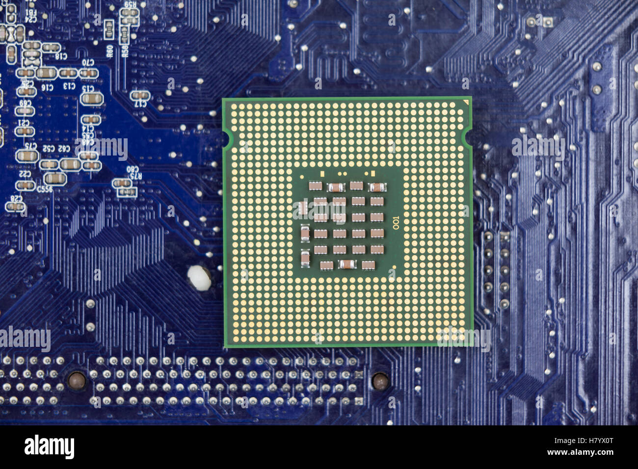 Close-up of a motherboard Stock Photo - Alamy