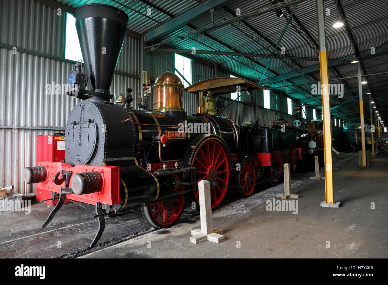 Locomotive railway museum delson quebec hi-res stock photography and ...