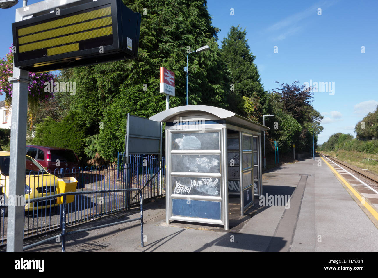Gowerton train station Stock Photo - Alamy