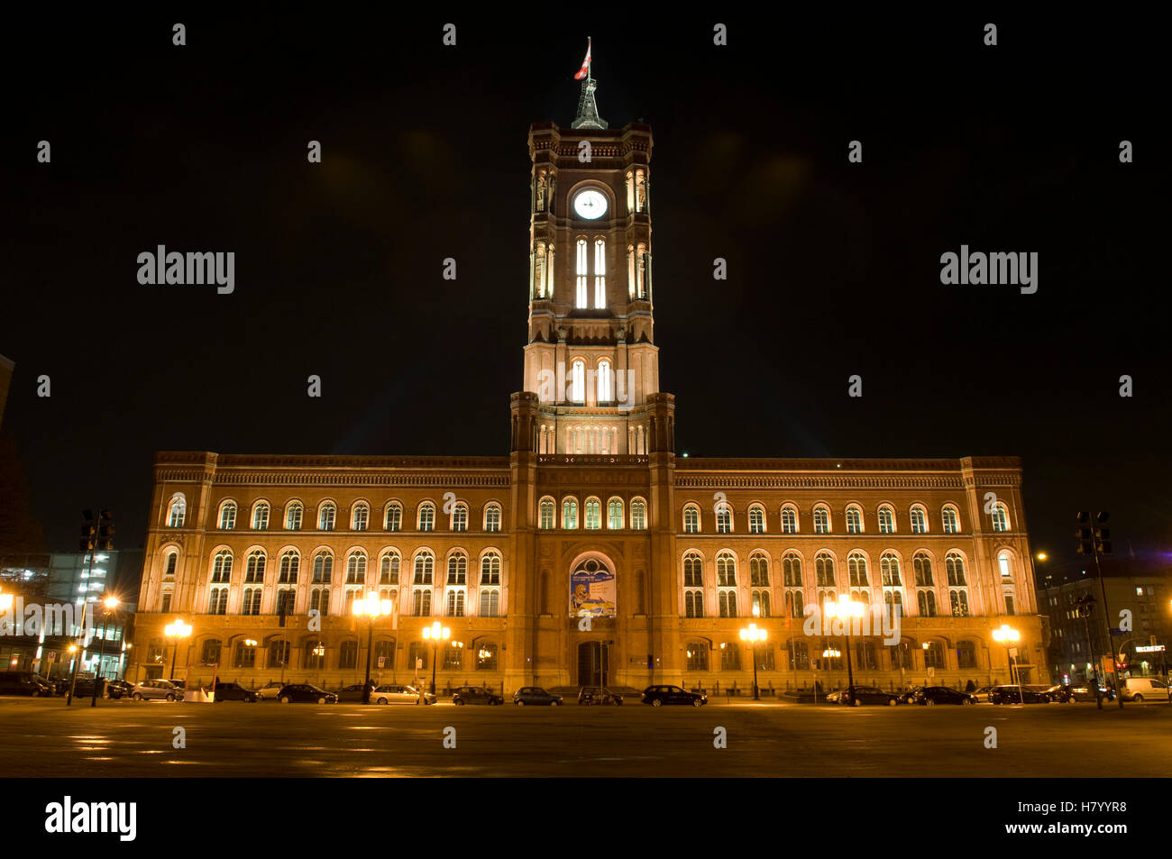 Berlin City Hall also known Red Town Hall, Berlin Stock Photo - Alamy