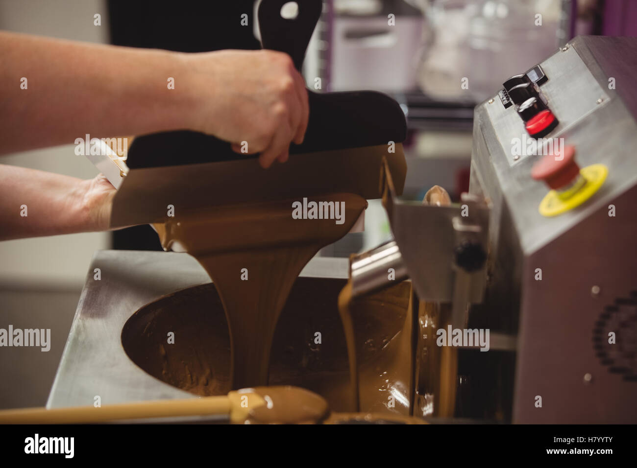 Part the chocolate manufacturing process hi-res stock photography and ...