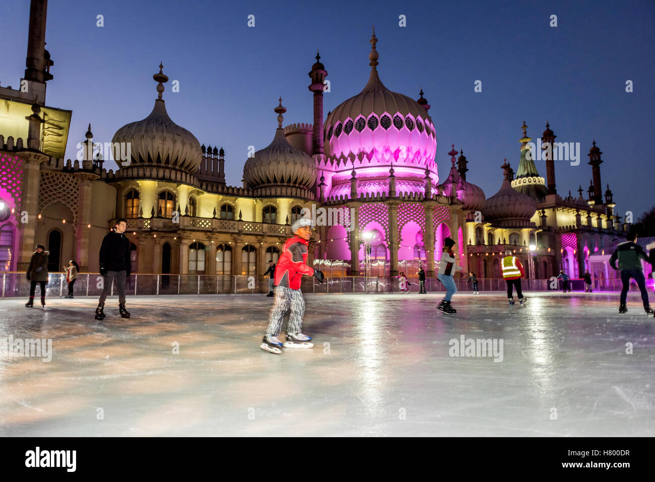 The Royal Pavilion Ice Rink opened this week and will stay open until ...