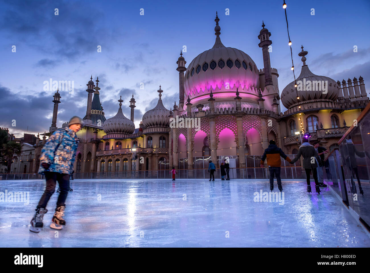 The Royal Pavilion Ice Rink opened this week and will stay open until ...