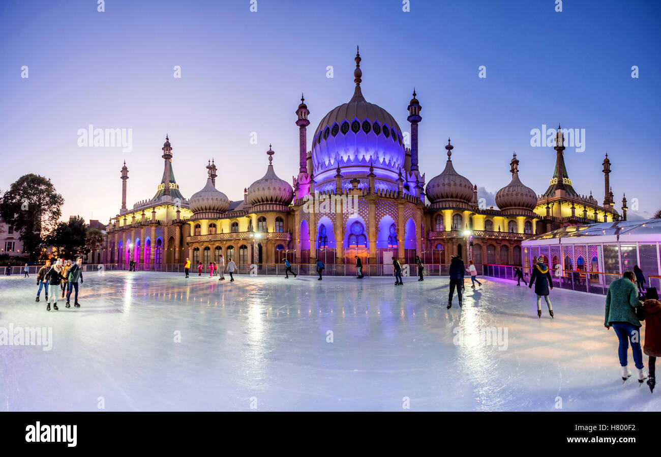 The Royal Pavilion Ice Rink opened this week and will stay open until ...