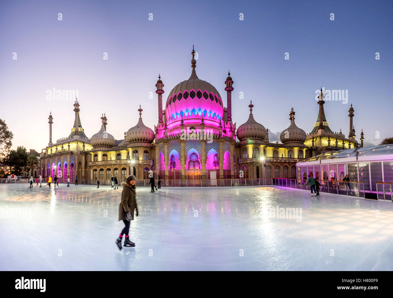 The Royal Pavilion Ice Rink opened this week and will stay open until ...