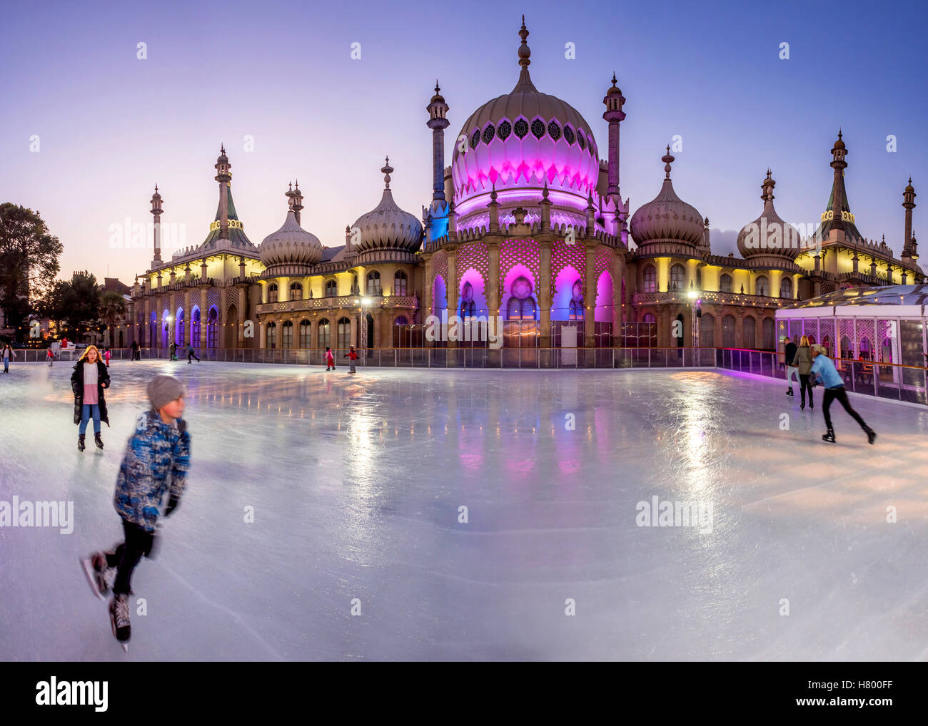 The Royal Pavilion Ice Rink opened this week and will stay open until ...