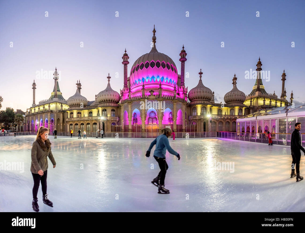 The Royal Pavilion Ice Rink opened this week and will stay open until ...