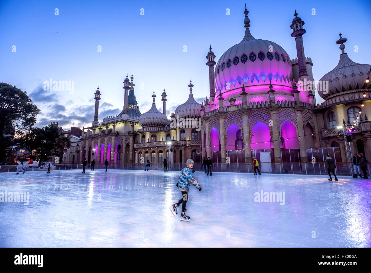 The Royal Pavilion Ice Rink opened this week and will stay open until ...