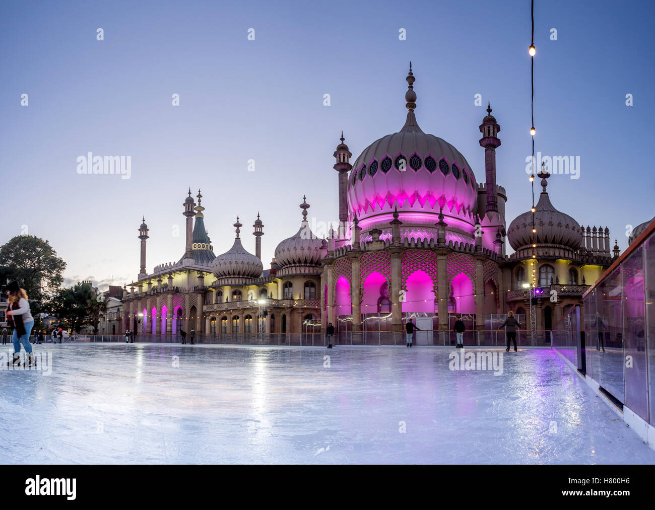 The Royal Pavilion Ice Rink opened this week and will stay open until ...