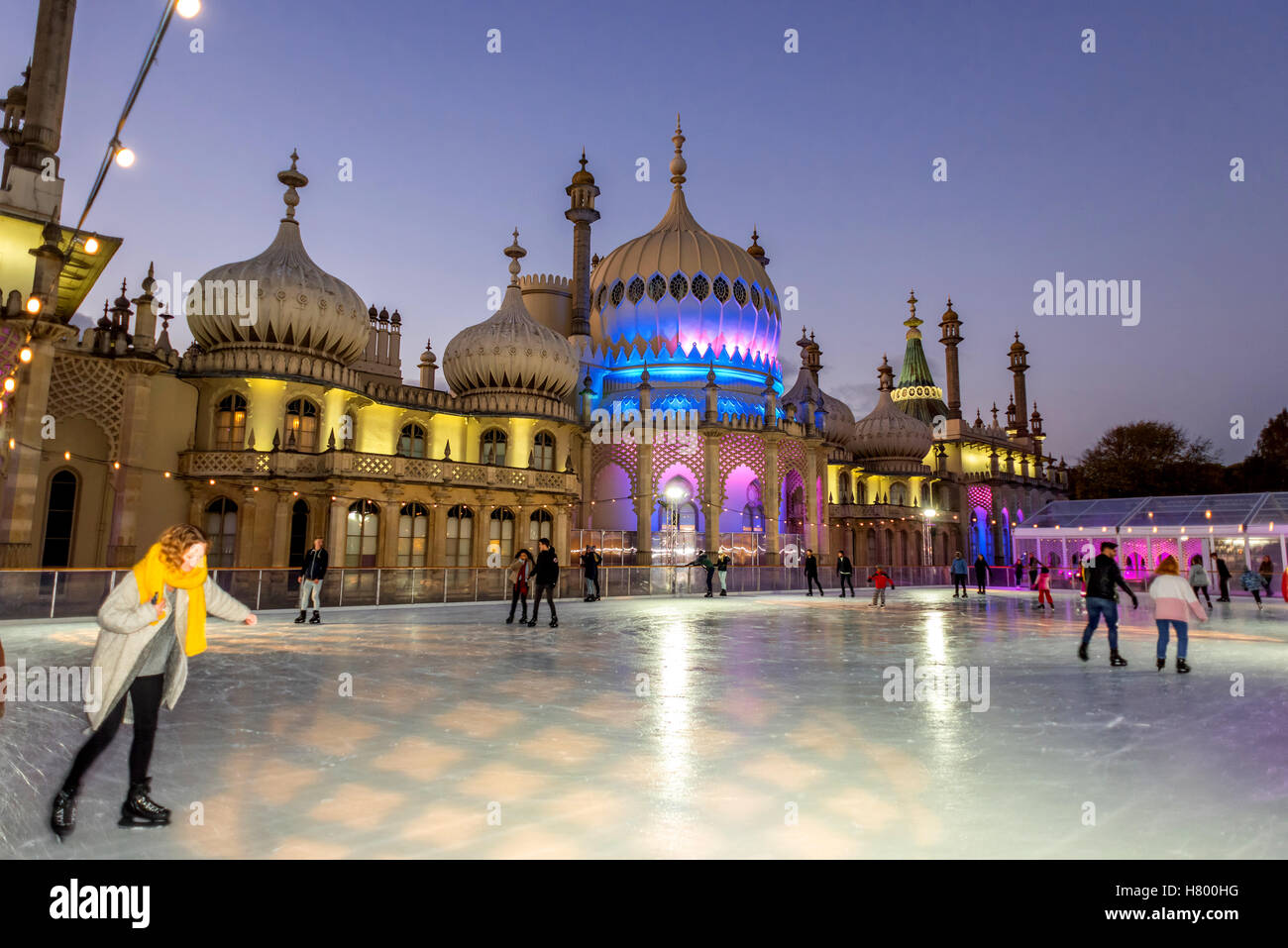 The Royal Pavilion Ice Rink opened this week and will stay open until ...